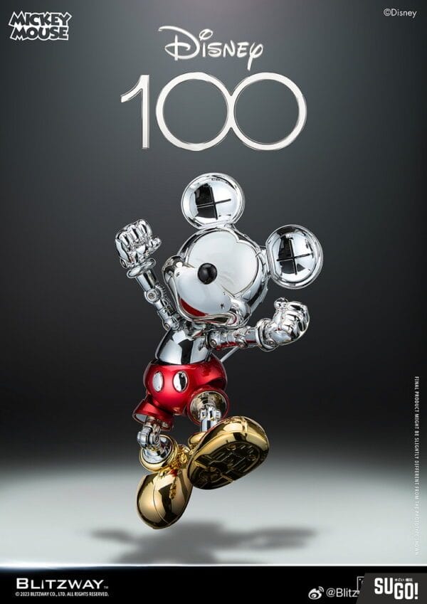 BLITZWAY x Carbotix Disney BW-CA-10508 D10 Mickey Mouse Chrome Ver ...
