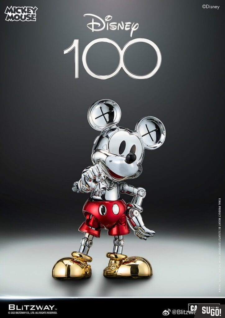 BLITZWAY x Carbotix Disney BW-CA-10508 D10 Mickey Mouse Chrome Ver ...
