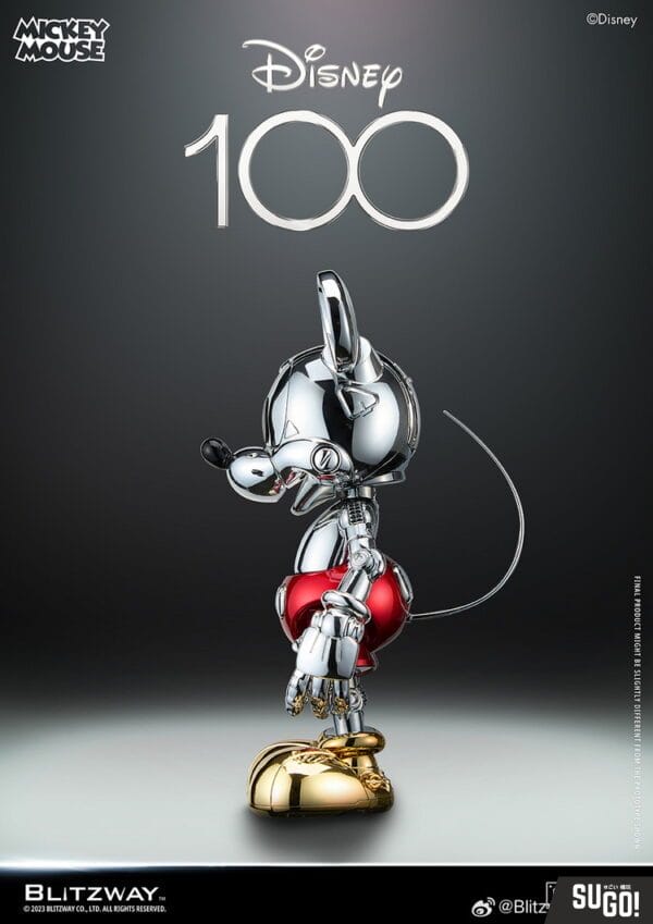 BLITZWAY x Carbotix Disney BW-CA-10508 D10 Mickey Mouse Chrome Ver ...