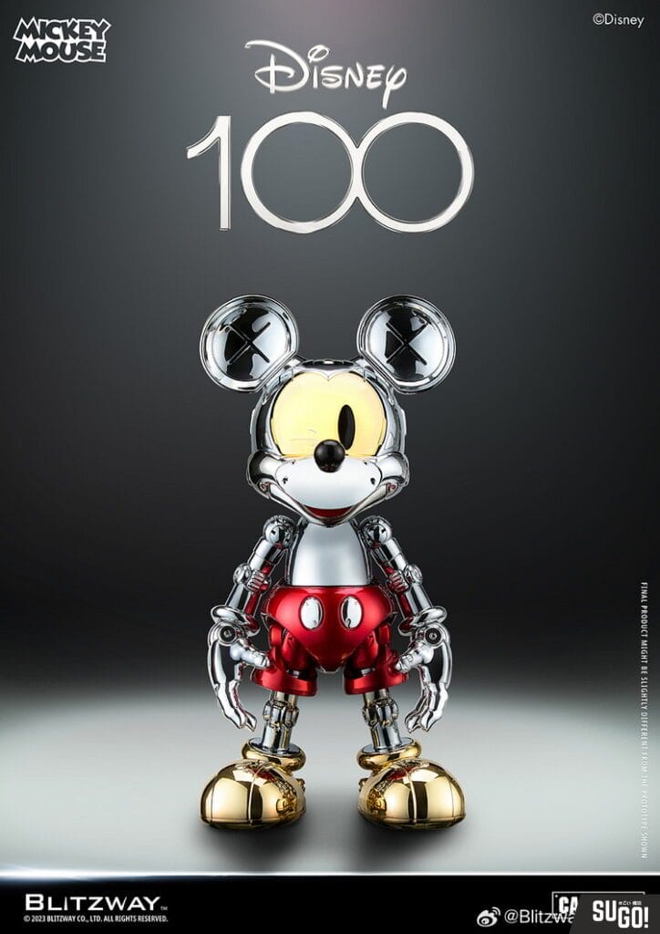 BLITZWAY x Carbotix Disney BW-CA-10508 D10 Mickey Mouse Chrome Ver ...