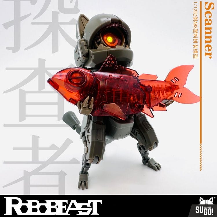 Robobeast Neko Action 1/12 Action Figure - Sugo Toys | Action Figures ...