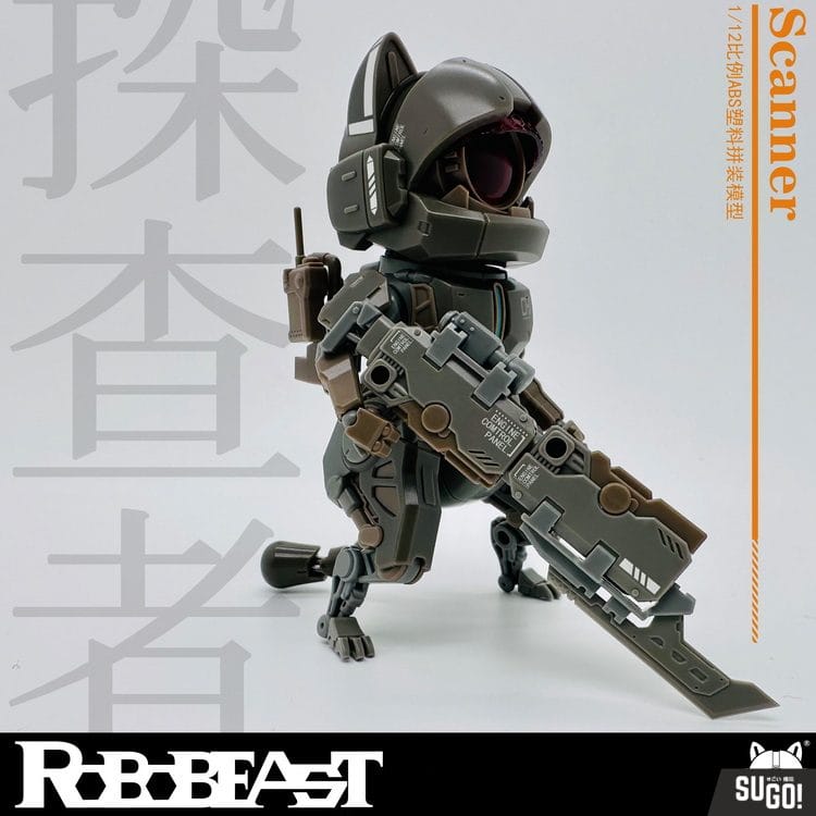 Robobeast Neko Action 1/12 Action Figure - Sugo Toys | Australian ...