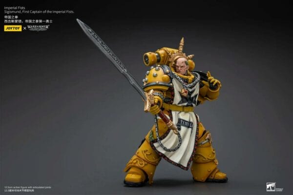 Joy Toy Warhammer 40k Imperial Fists Sigismund First Captain of The ...