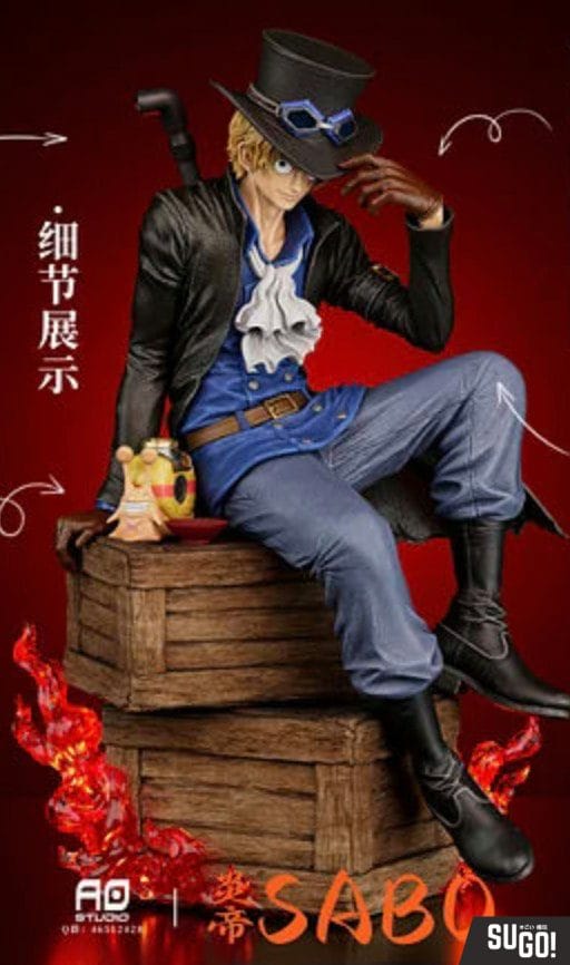 AO Studio One Piece Three Pirate Brothers Resonance Series Sabo 1/6 GK ...