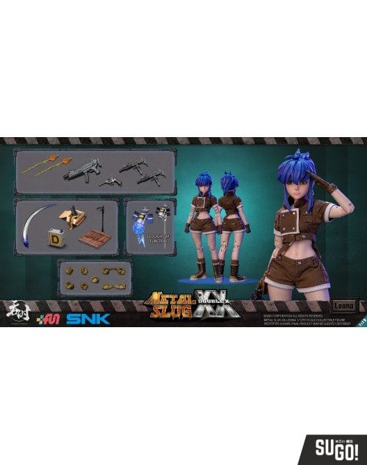TUNSHI Studio TS-012 Metal Slug - Leona Heidern 1/12 Scale Action Figure - Sugo Toys ...