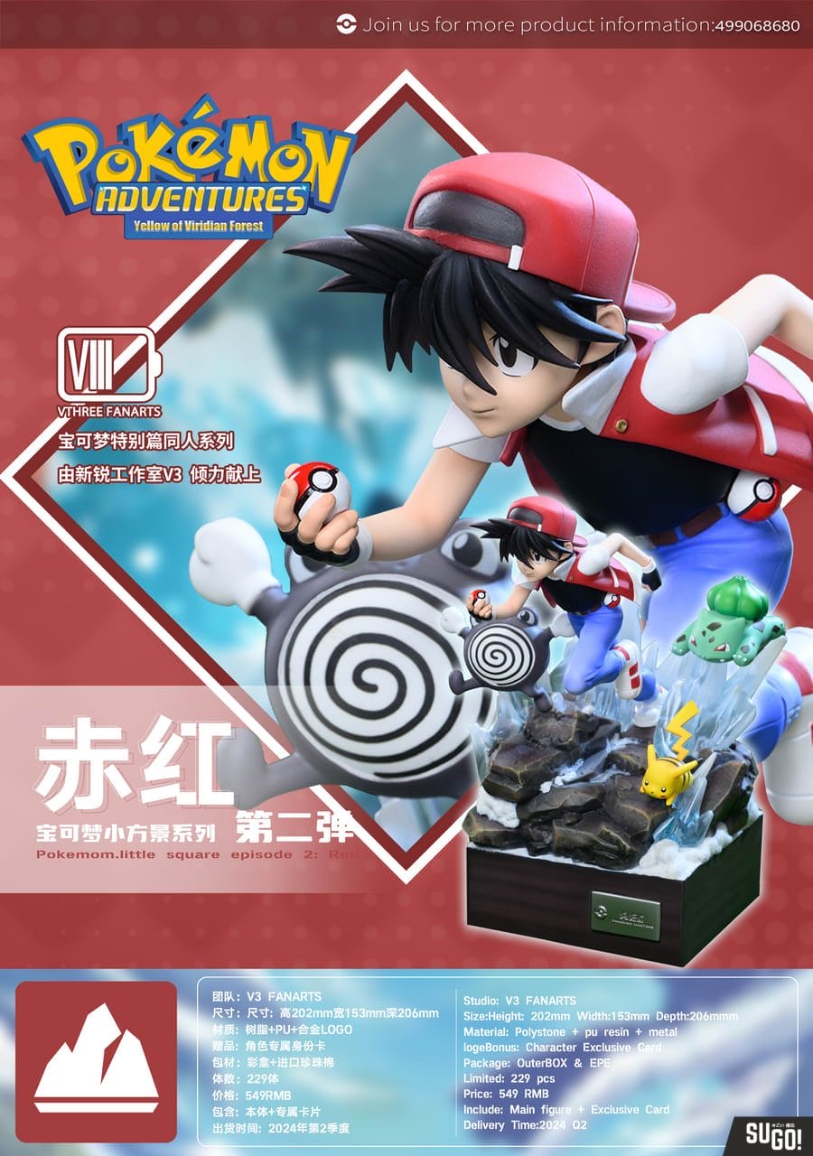 V3 Fanarts Ash Ketchum Family 20.2cm(H) GK Statue - Sugo Toys | Australian Premium Collectable Store