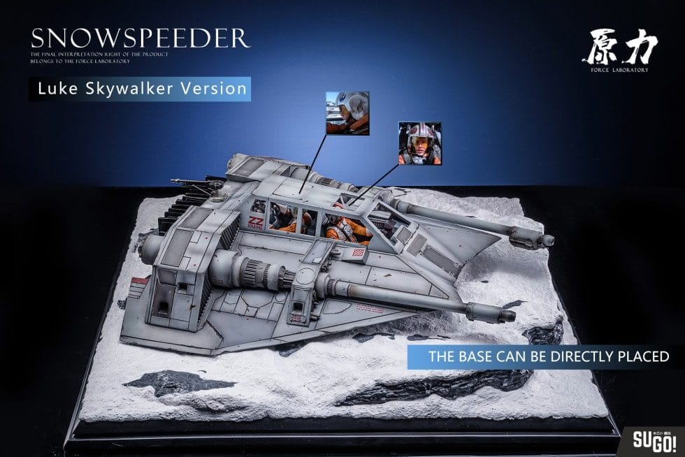 Force Laboratory Star Wars Snowspeeder Luke Skywalker Ver. 30cm(H ...