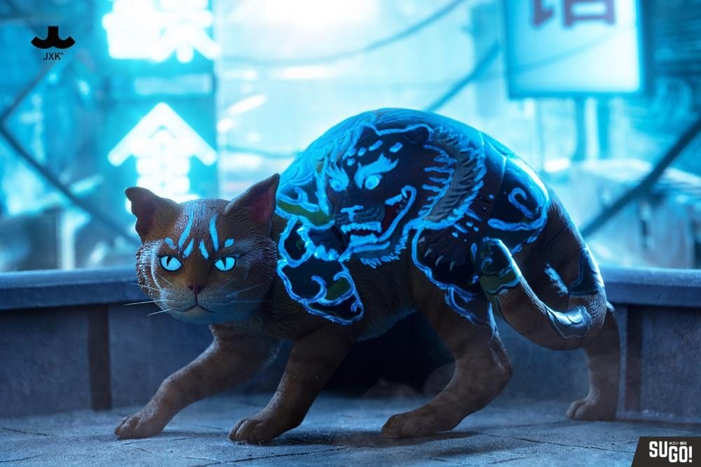 Jxk.Studio Japanese Relief Tattoo Cat (B3) 1/4 Scale Figure CW2401B3 ...