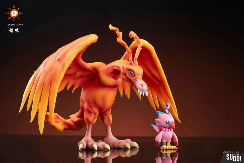 Genesis Studio Digimon Birdramon & Biyomon 15cm(H) GK Statue - Sugo ...