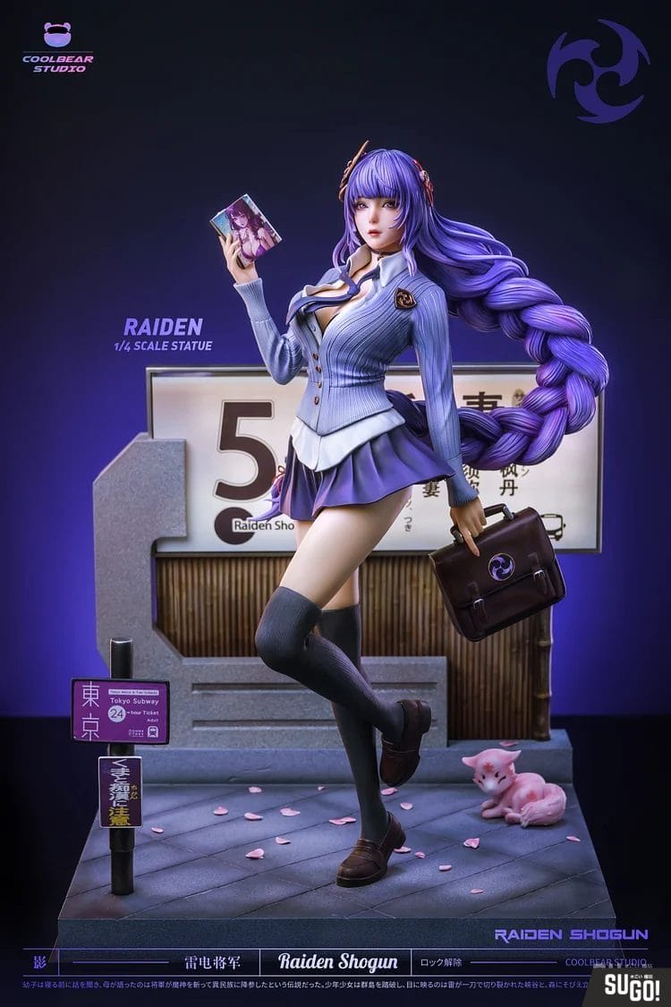 Coolbear Studio [18+] Genshin Impact Raiden Shogun DX Set 1/4 GK Statue ...