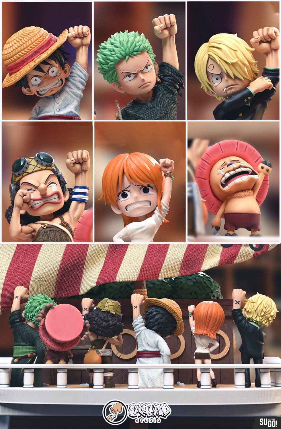 Showhand Studio One Piece Partner's Imprint Accessory Pack 16cm(H) GK Statue - Sugo Toys ...