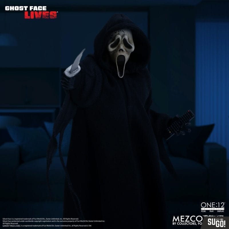 Mezco Toys One 12 Collective/Ghostface 1/12 Action Figure - Sugo Toys ...