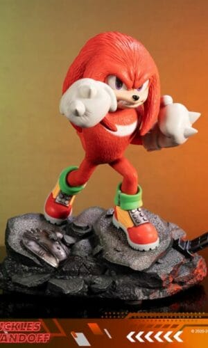 First 4 Figures Sonic The Hedgehog 2/ Knuckles Standoff Statue Statue ...