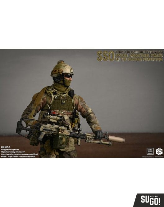 Easy & Simple 26060RA Russian Special Operations Forces(SSO) 1/6 Scale Action Figure - Sugo Toys ...