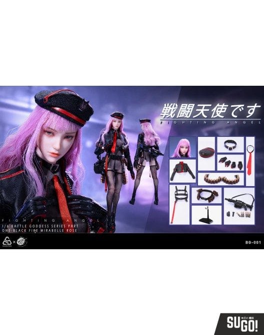 POPTOYS BG-001 Black Fire Mirabelle Rose 1/6 Scale Action Figure - Sugo ...