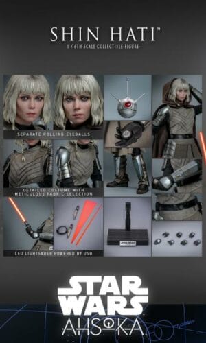Hot Toys Star Wars: Ahsoka TMS124 Shin Hati 1/6th Scale Action Figure ...
