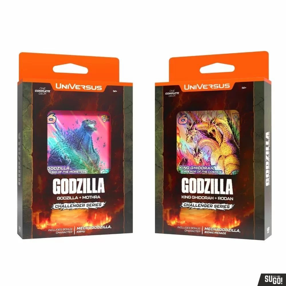 Universus Challenger Series: Godzilla TCG King Ghidorah & Rodan Pack ...