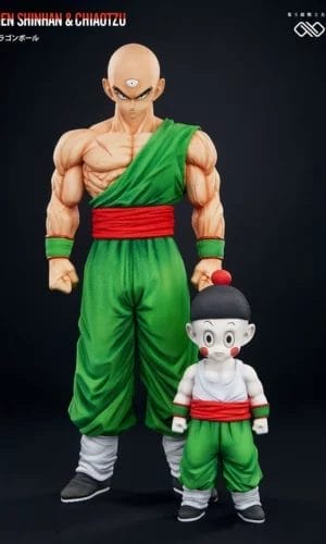 Infinite Studio Dragon Ball Z Fighter #5 Tien Shinhan & Chiaotzu Set 1/ ...