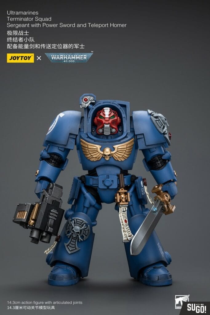 Joy Toy JT9923 Warhammer 40000 Ultramarines Terminator Squad Sergeant ...