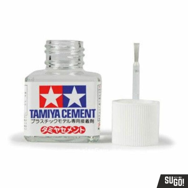 Tamiya 87003 Plastic Model Cement Bottle With Brush (40ml) - Sugo Toys ...