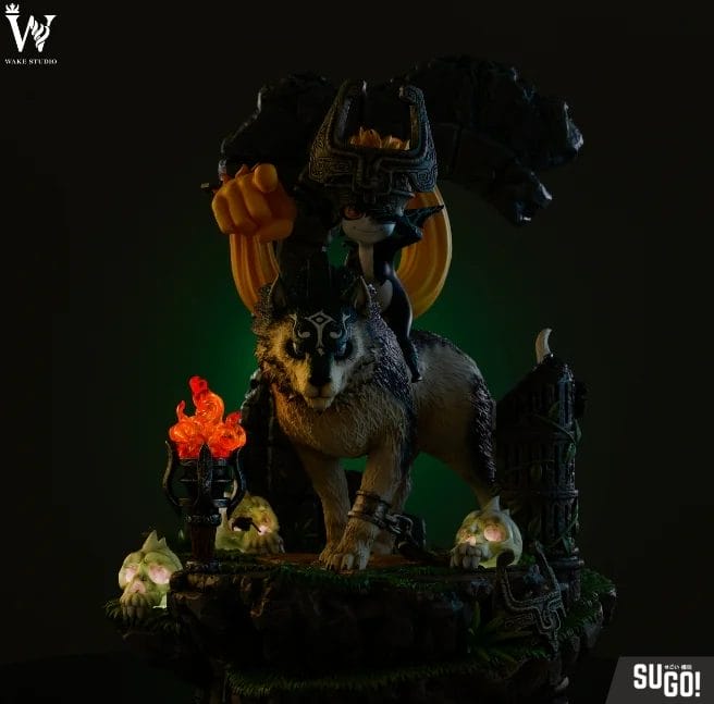 Wake Wolf Link And Midona The Legend of Zelda GK Statue - Sugo Toys ...