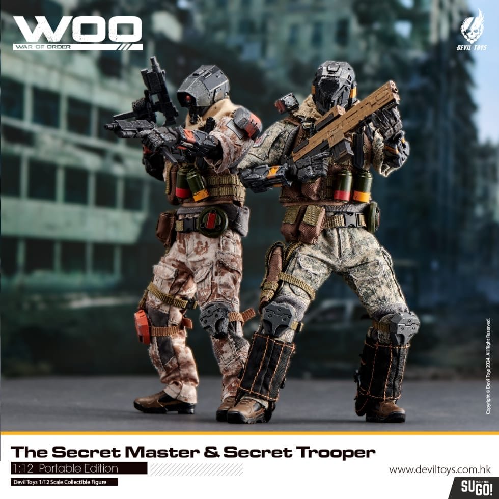 Devil Toys Secret Trooper (Sand Viper) WOO02 1/12 Action Figure - Sugo ...