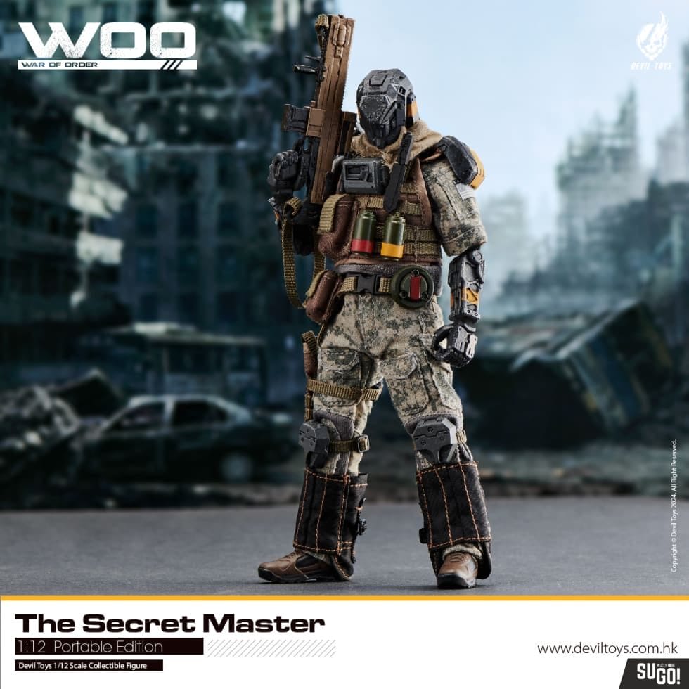 Devil Toys Secret Trooper (Sand Viper) WOO01 1/12 Action Figure - Sugo ...