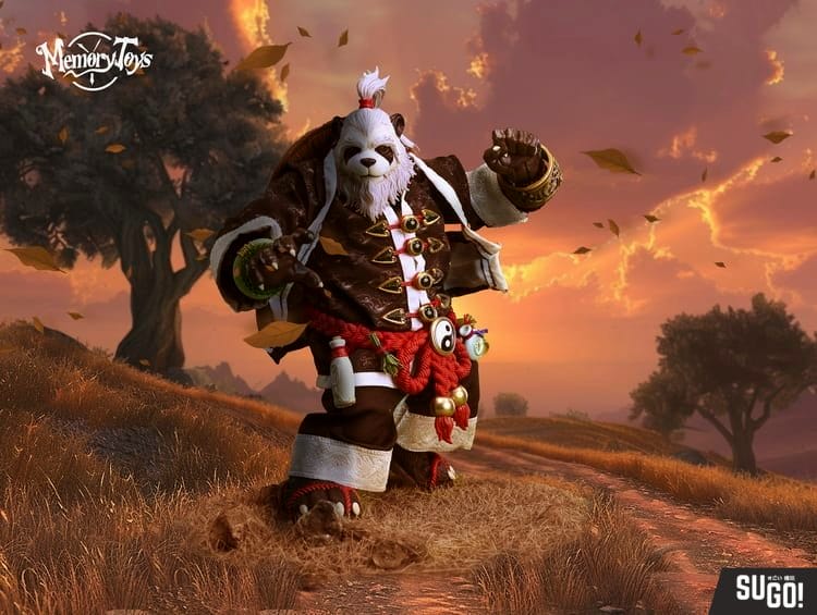 Memory Toys Adventurer World's World Pandaren Action 1/12 Action Figure ...