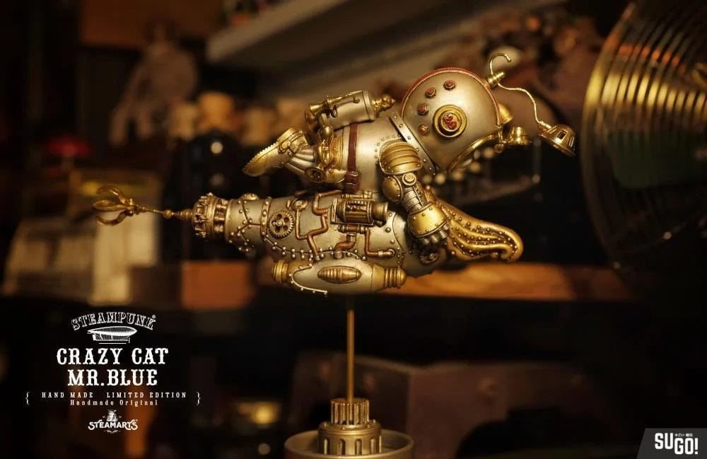 Steam Arts Steampunk Mechanic Squid Knight Mr. Blue Limited Edition ...