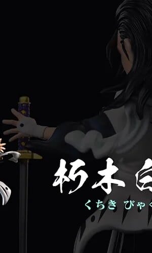 C Studio Bleach Kuchiki Byakuya Captain of The Thirteenth Team of The ...