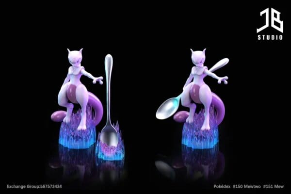 JB Studio Pokemon World Zukan Mewtwo & Mew 1/20 GK Statue - Sugo Toys ...
