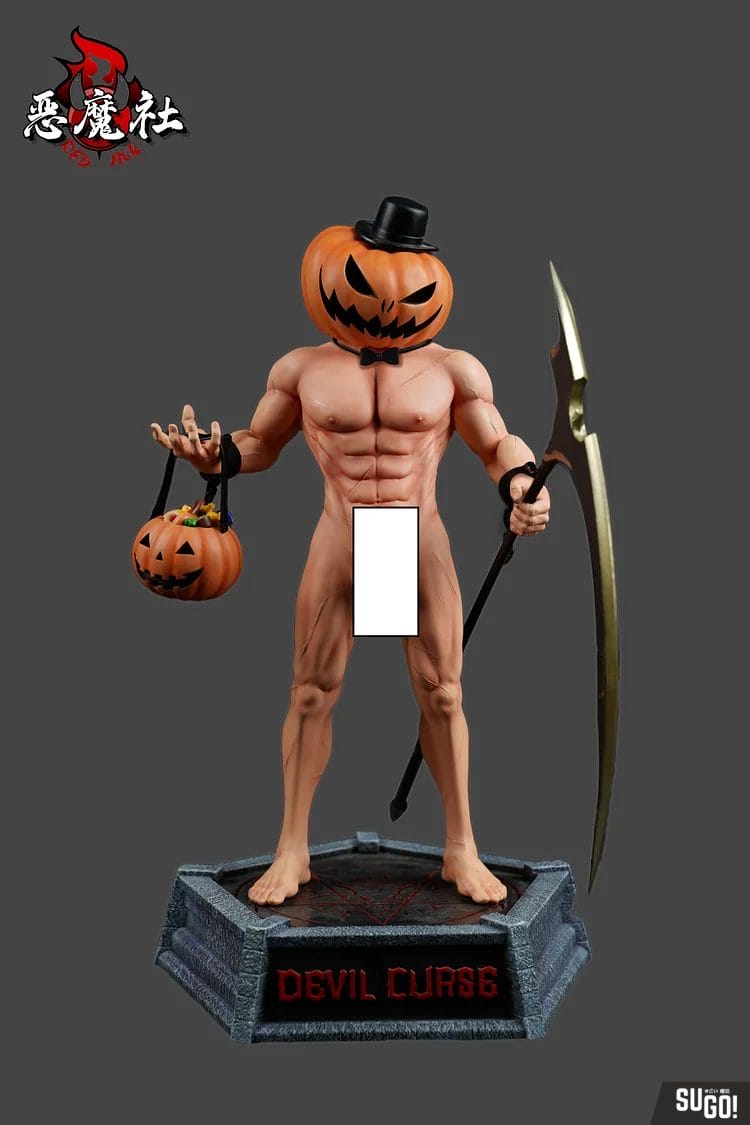 Devil Studio [18+] Silent Hill Evil Call Pyramid Head Vs Pumpkin Head Ver. EX 1/6 GK Statue ...
