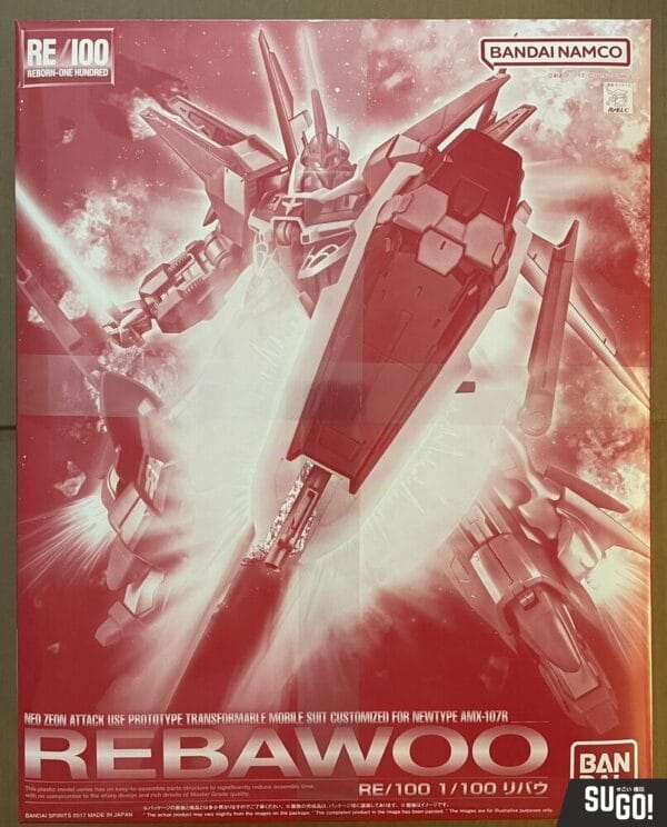 Bandai RE/100 AMX-107R Rebawoo Sleevs Sleeves Full Frontal 1/100 Model ...