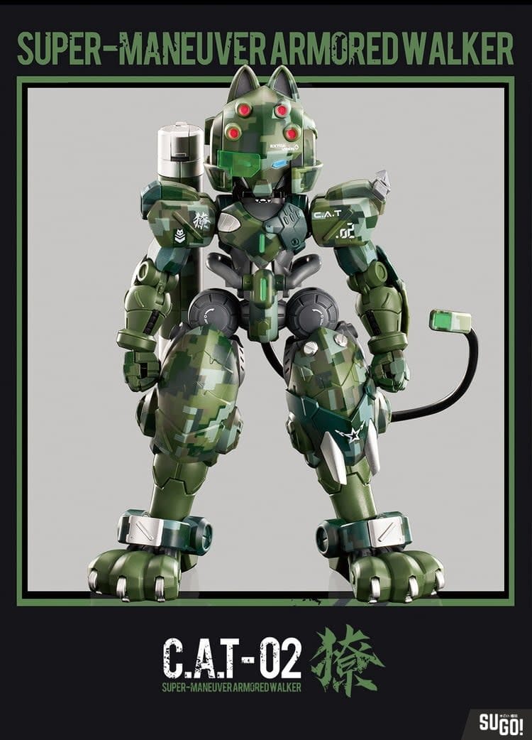 XiaoT C.A.T-02 Iron Roars Super-Maneuver Armored Walkder Tusk 1/6 Model Kit - Sugo Toys ...