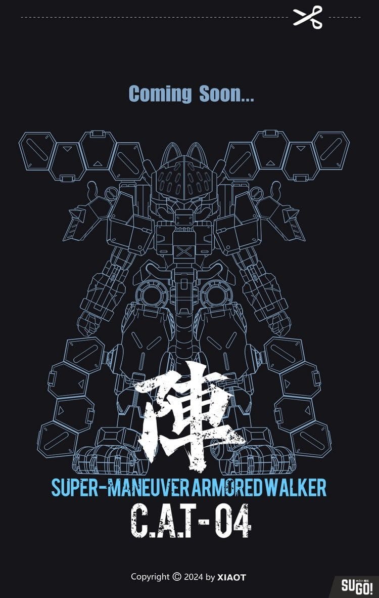 XiaoT C.A.T-02 Iron Roars Super-Maneuver Armored Walkder Tusk 1/6 Model Kit - Sugo Toys ...