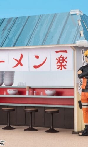 Bandai S.H.Figuarts Naruto Ichiraku Ramen Set PVC Figure - Sugo Toys ...