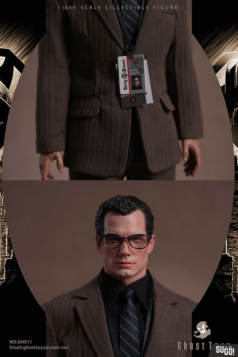 Ghost Toys GH-011 Superman Journalist Clark 1/6 Scale Action Figure ...