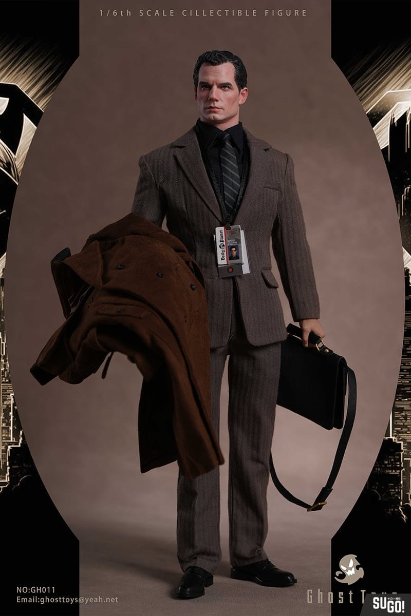 Ghost Toys GH-011 Superman Journalist Clark 1/6 Scale Action Figure ...