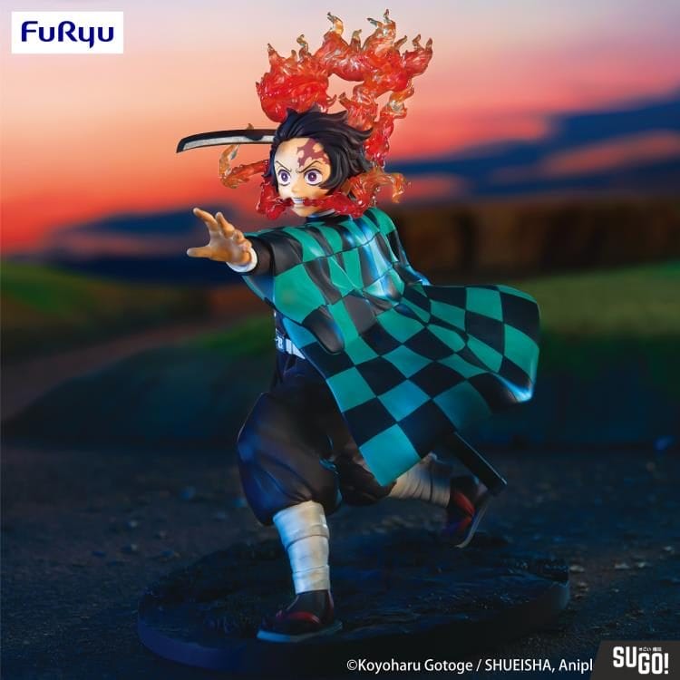 Furyu Demon Slayer: Kimetsu no Yaiba Tanjiro Kamado Exceed Creative PVC ...