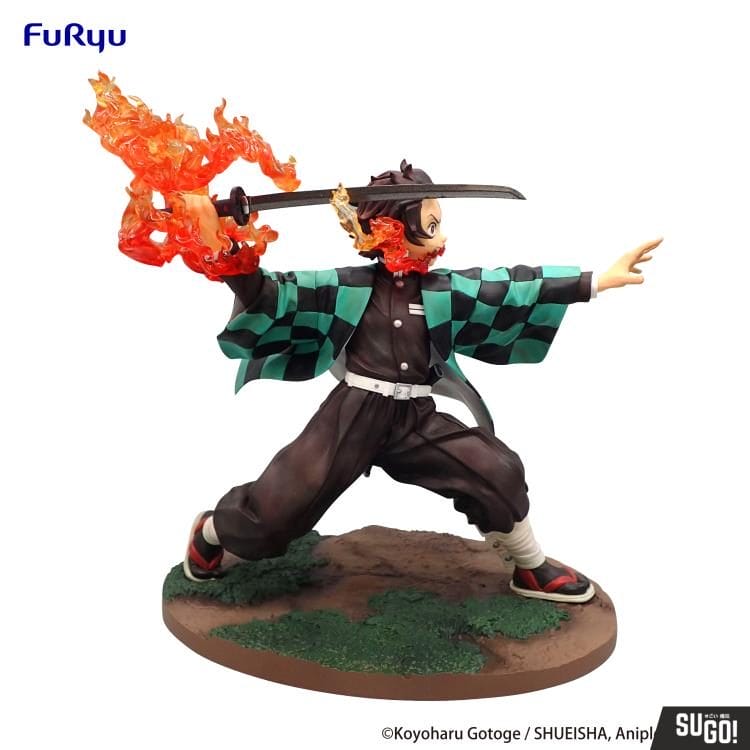 Furyu Demon Slayer: Kimetsu no Yaiba Tanjiro Kamado Exceed Creative PVC ...
