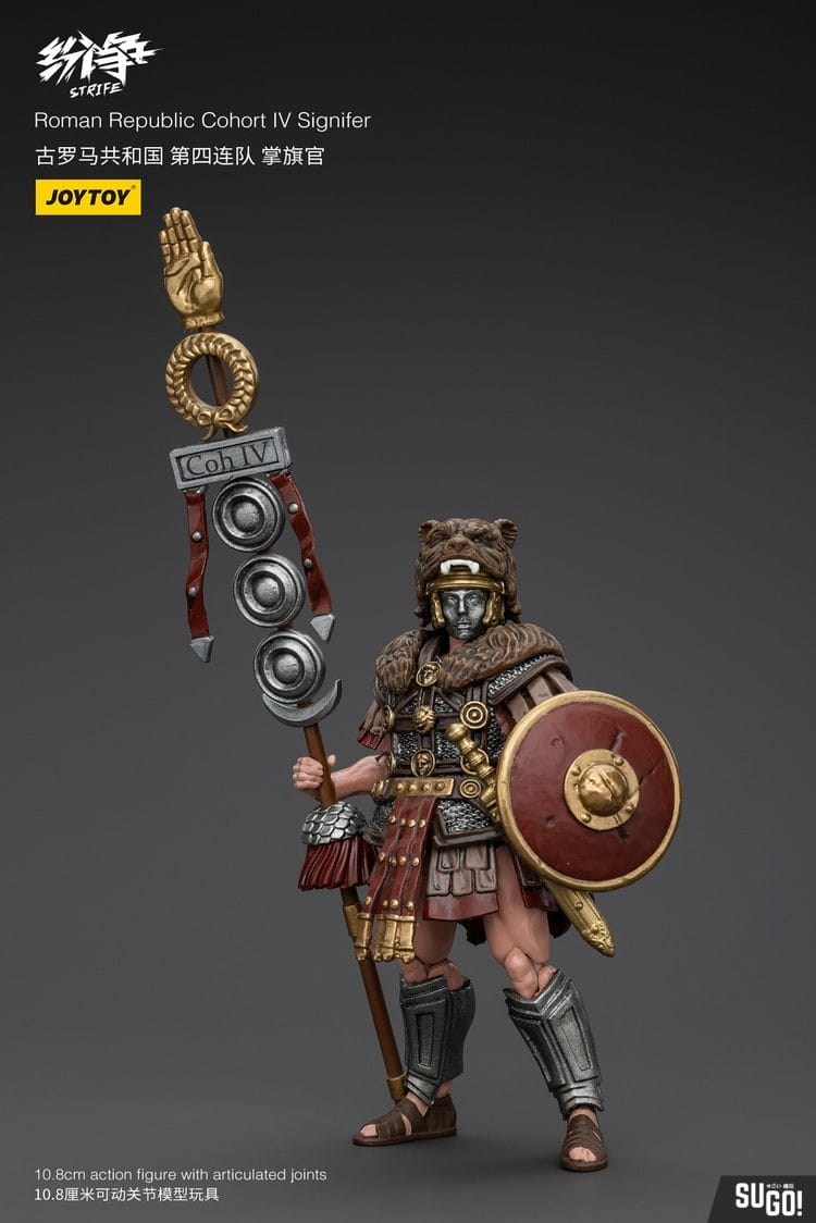 Joy Toy JT6212 1/18 Strife Roman Republic Cohort Iv Signifer Action ...
