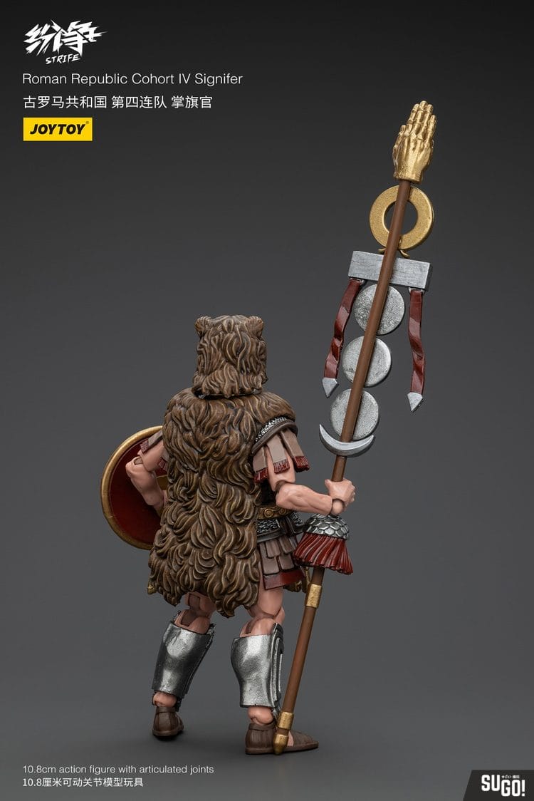 Joy Toy JT6212 1/18 Strife Roman Republic Cohort Iv Signifer Action ...