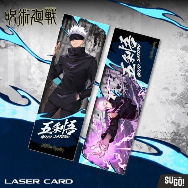 ManMeng Anime Jujutsu Kaisen Double-sided Gold Foil Laser Bookmark ...