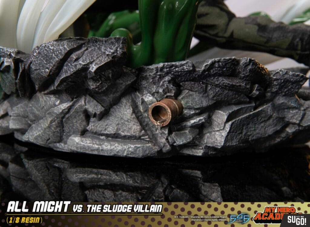 First 4 Figures My Hero Academia - All Might Vs The Sludge Villian ...