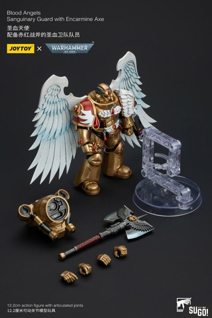 Joy Toy JT6250 Warhammer 40K Blood Angels Sanguinary Guard With ...