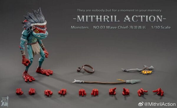 Mithril Action Monsters No.03 Murloc Wave Chief 1/10 Action Figure ...