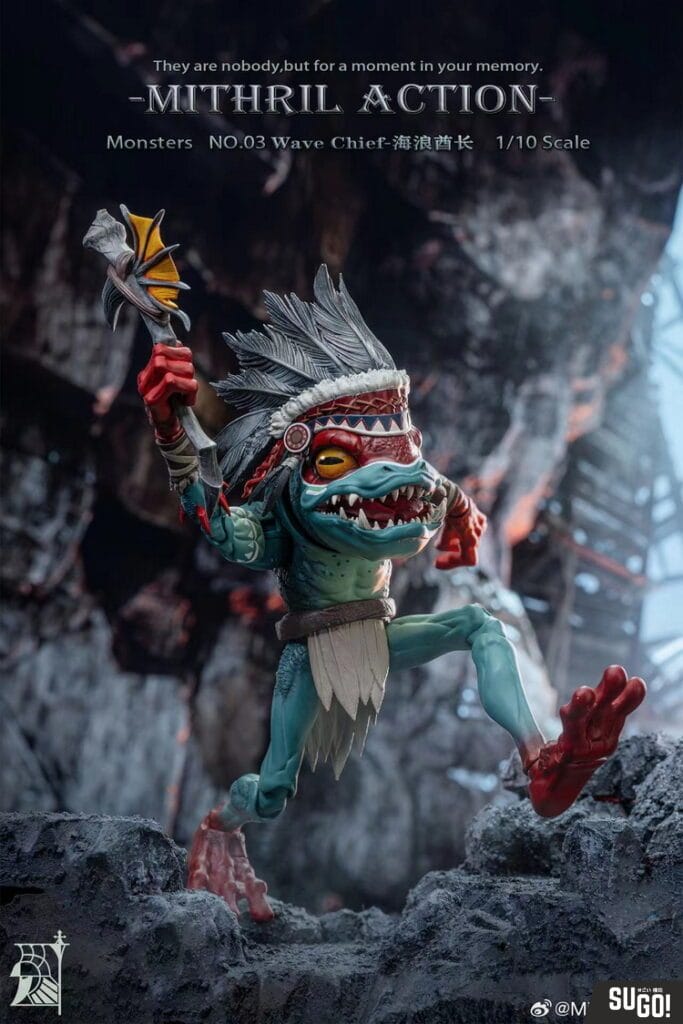 Mithril Action Monsters No.03 Murloc Wave Chief 1/10 Action Figure ...