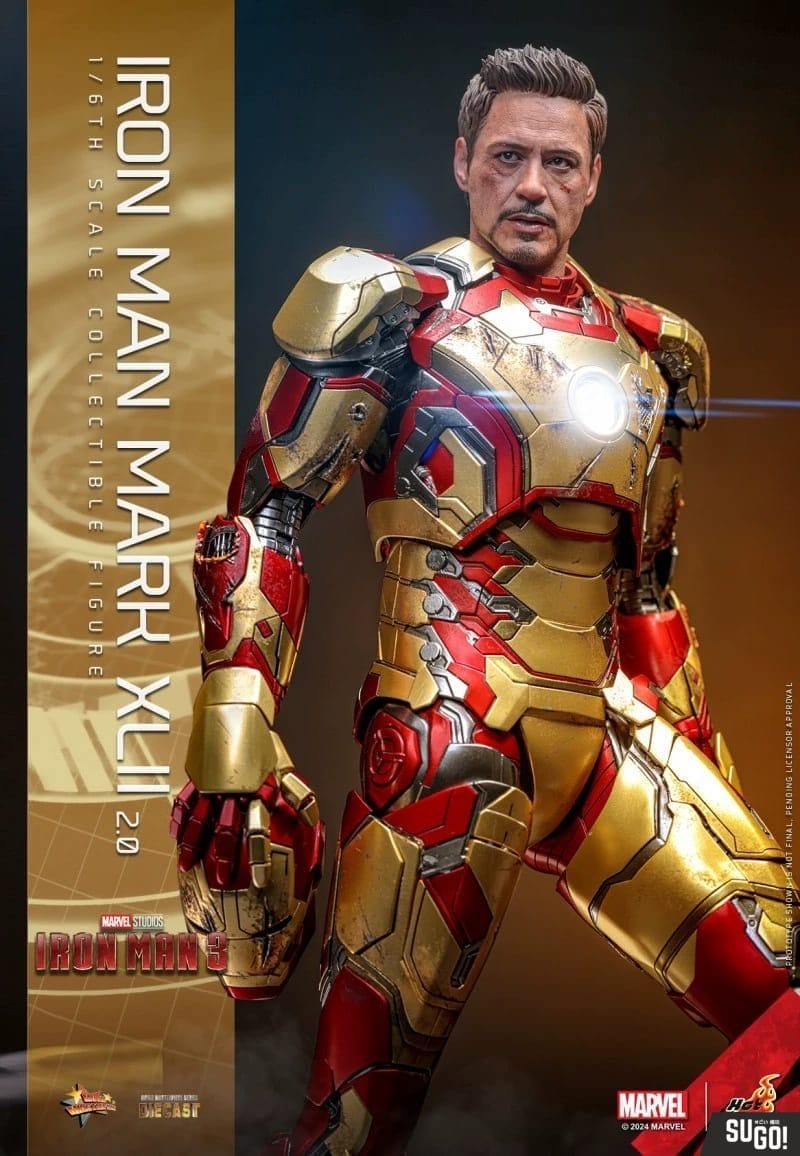 Hot Toys Iron Man 3 Iron Man Mark 42 Diecast MMS758B (Standard Special ...