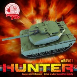 Ramen Toy Hunter RAV01 Main Battle Tank 1/12 Scale Vehicle - Sugo Toys | Action Figures ...