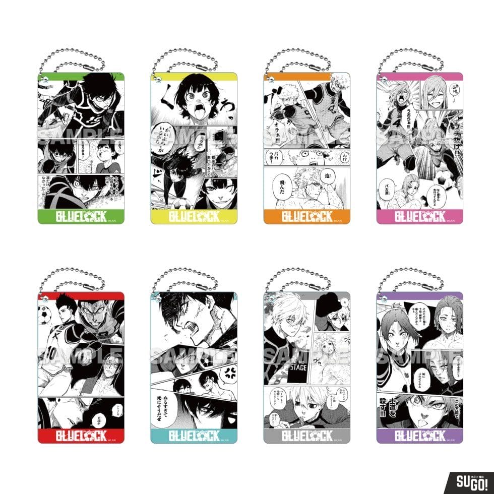 Y Line Blue Lock Original Illustration Acrylic Keychain Full Set (8pcs ...